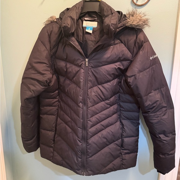 Columbia | Jackets & Coats | Columbia Womens Black Puffer Jacket Hood ...